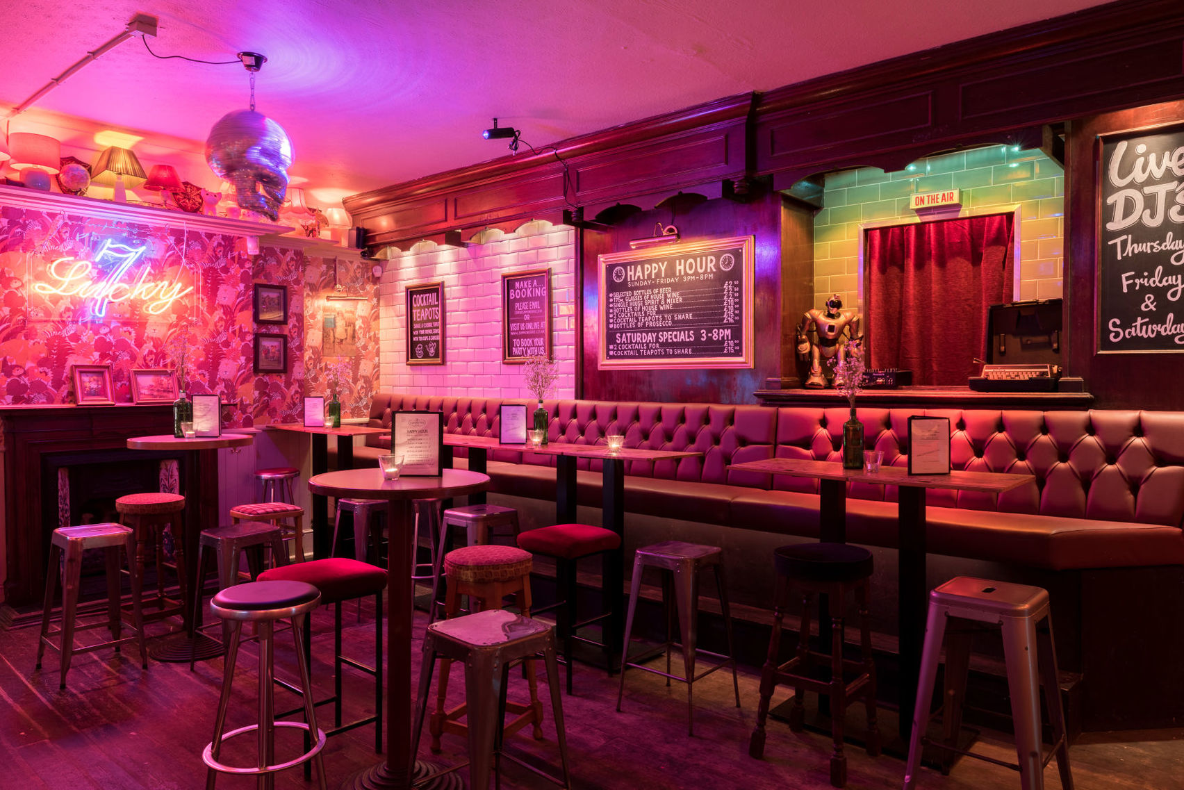 Book Full Venue Hire, Simmons | Soho (London) – HeadBox
